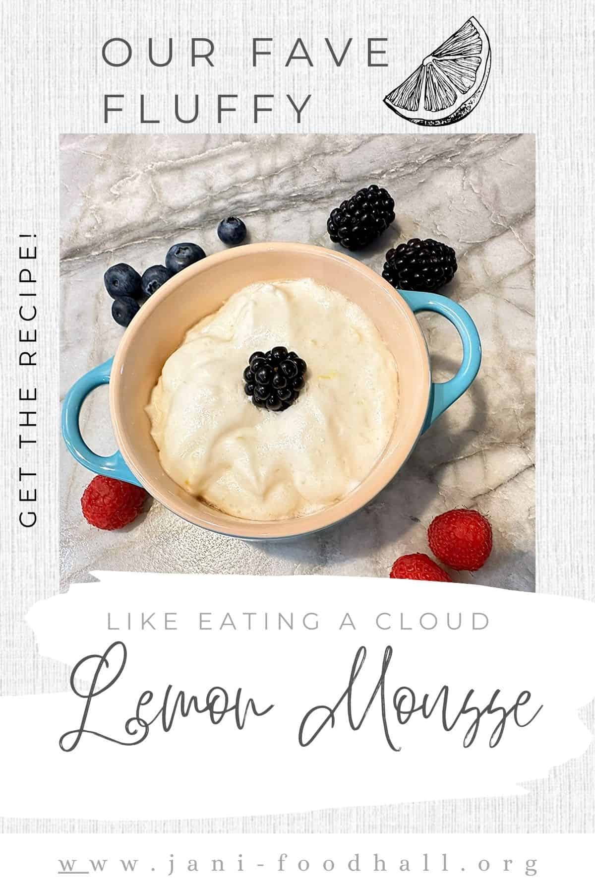 Light and Healthy Lemon Mousse – Food Hall by Jani