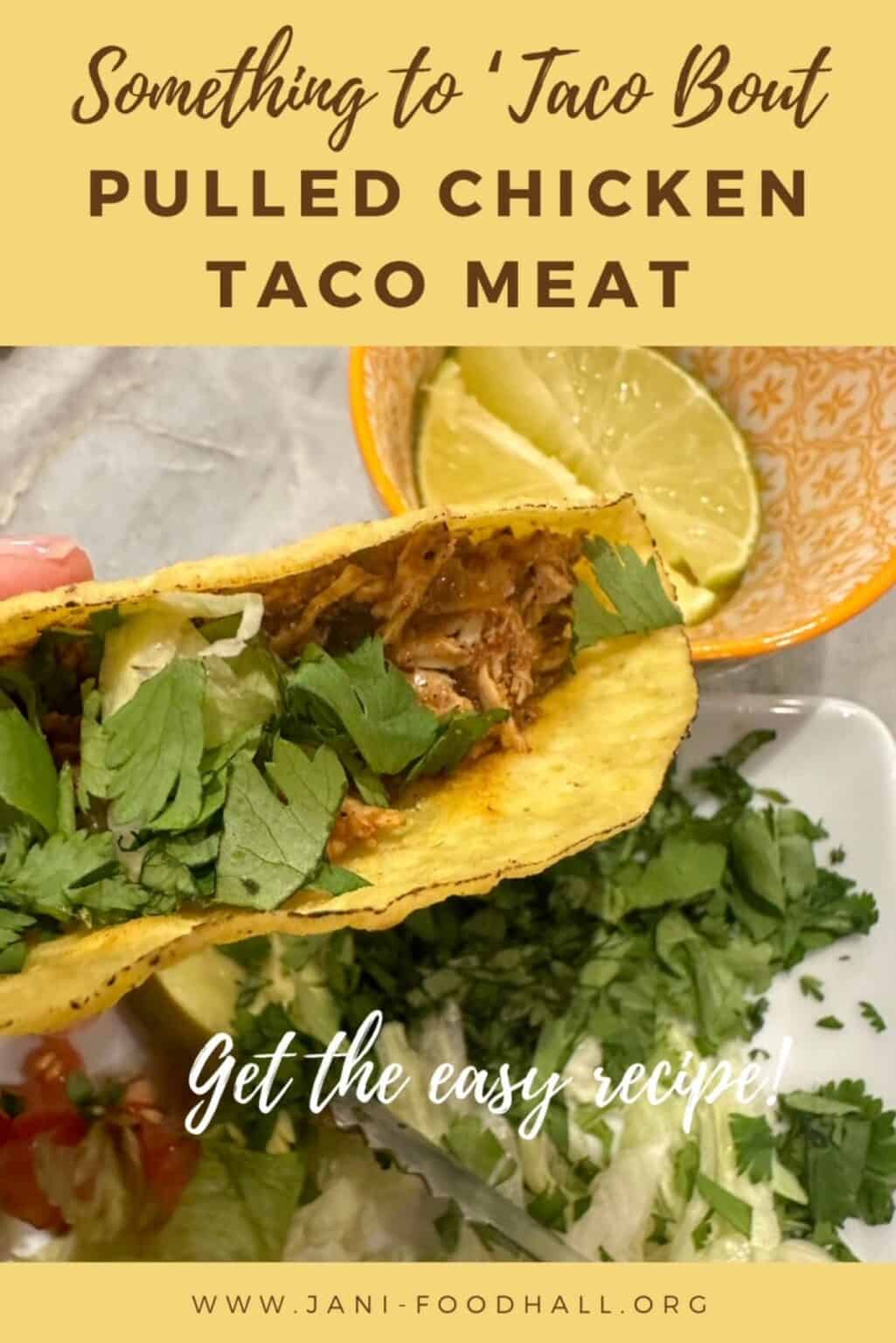 Easy Shredded Chicken with Taco Seasoning (Instant Pot or Slow Cooker ...